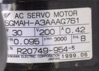 China SGMAH-A3AAAG761  Industrial Servo Motor Yaskawa SGMAH Series Ins B SERVO MOTOR for sale