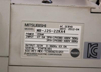 China Mitsubishi Robotics Motor Driver MR-J2S-22KA4 22kW 63A AC SERVO AMPLIFIER MR-J2S-22KA for sale