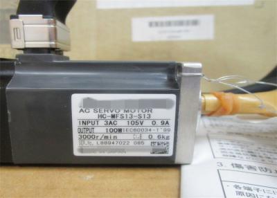 China 100W Mitsubishi AC Industrial Servo Motor HC-MFS13 / HC-KFS13 Japan Motor for sale