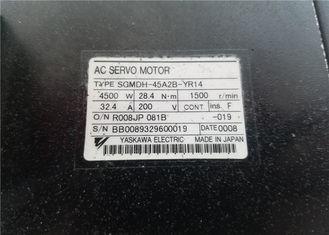 China Industrial Servo Motor Yaskawa Electric 4500 W 1500 RPM SERVO MOTOR SGMDH-45A2B-YR14 for sale