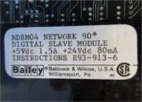 China ABB Model NDSM04 NETWORK 90 DIGITAL SLAVE PULSE GREEN COLOR INPUT MODULE for sale