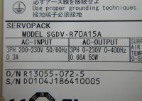 China SGDV-R70A15A 200V Yaskawa New AC Servo Amplifier In Original Box for sale