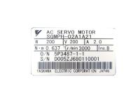 China Yaskawa SGMPH-02A1A21 Industrial Servo Motor Brand New Original for sale