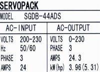 China SGDB-44ADS Yaskawa Industrial Servo Drives Brand New Original for sale