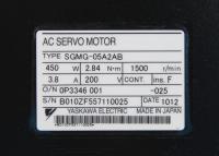 China Yaskawa SGMG-05A2AB Servo Motor 1500 RPM Brand New Original Box for sale