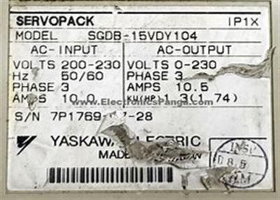 China Yaskawa New Industry Servo Drives SGDB-15VDY104 Original In Box for sale