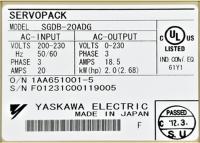 China Yaskawa Industry Servo Drives SGDB-20ADG Brand New Original 2kw for sale