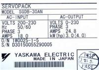 China Yaskawa Brand New Industry Servo Drives SGDB-30AN Original Box for sale