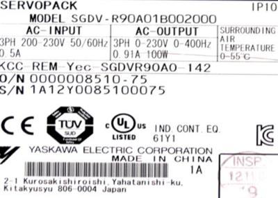 China Yaskawa SGDV-R90A01B002000 AC Servo Drives Brand New Original for sale