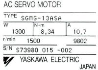 China Yaskawa SGMG-13ASA Japan Brand New AC Servo Motor In Original Box for sale