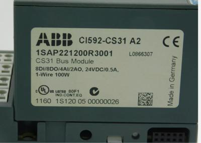 China PLC-AC500 Modicon Quantum PLC with ABB Type Designation CI592-CS31 62mm Net Depth for sale