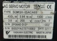 China Yaskawa SGMGH-05ACA6S 0.45kw AC Servo Motor Brand New Original for sale
