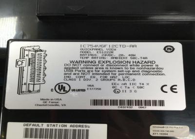 China GE  IC754VSI12CTD ES1222R IC754VGF12CTD  powered by a 12 or 24  VDC power cord for sale