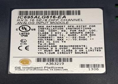 China GE IC695ALG616 PACSystems RX3i Analog Input Module, Current/voltage, 16/8 Channel for sale