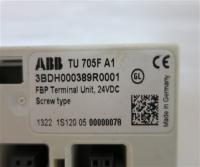 China TU705F 3BDH000389R0001 FBP Terminal Unit 24 VDC ABB for sale