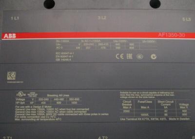 China AF1350-30-22-70 100-250V 50/60Hz or 100-250V DC Contactor Digital Input and Output Module for sale