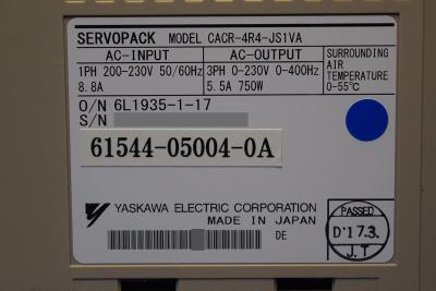 China Yaskawa  CACR-4R4-JS1VA AC servo drive Maximum drops/network 31 for sale