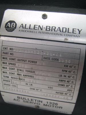 China AB 1326AB-B2E-21-C4 Torque Plus Series, AC Servo Motors for sale