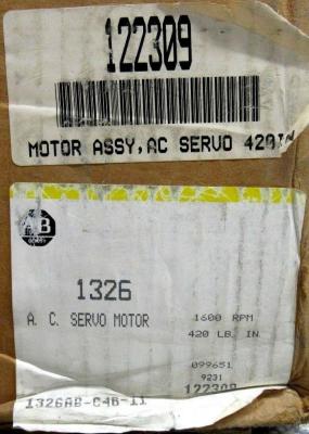 China AB 1326AB-C4B-11 Torque Plus Series Servomotors for the 1391-DES AC Servo Drive for sale