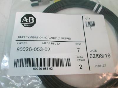 China ALLEN-BRADLEY 80026-053-02 Duplex Fibre Optic Cable 6M for sale