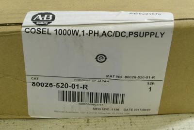 China ALLEN-BRADLEY 80026-520-01-r 1500W 1PH AC/DC POWER SUPPLY for sale