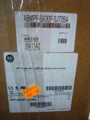 China ALLEN-BRADLEY MPF-B430P-SJ72BA MP-Series MPF 480V AC Rotary Servo Motor for sale
