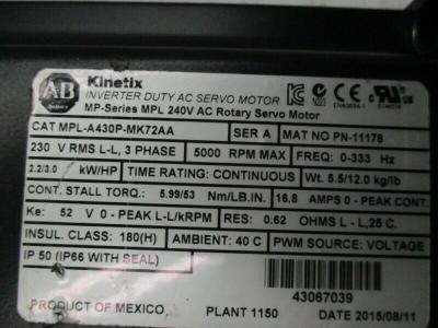 China 2000W Industrial Servo Drives with Ethernet Protocol for Panel Mount for sale