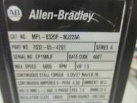 China ALLEN-BRADLEY MPL-B320P-MJ22AA Kinetix MPL Low-inertia Servo Motor for sale