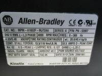 China ALLEN-BRADLEY MPM-A1652F-MJ72AA MP-Series MPM 240V AC Rotary Servo Motor for sale