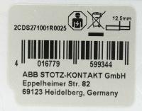 China ASEA BROWN BOVERI 2CDS271001R0025 S201M-B2 Auxiliary contact core S200 series circuit breaker for sale