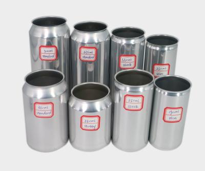 China manufacturers wholesale food grade 330ml Empty Aluminum Sleek Can For Drink Packaging for sale