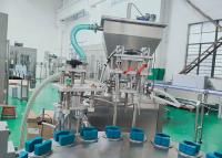 China Automatic 2 Head Rotary Liquid Filling Capping Machine 40-45 BPM 15-250ml for sale
