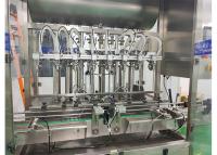 China Semi-Automatic 4 Nozzle Disinfectant Filling Machine 0.3KW 300-5000ml PP Tank for sale
