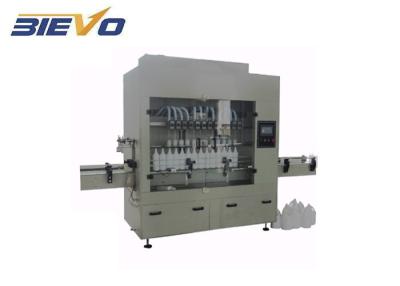 China Anti Corrosion 2.5KW 415V Disinfectant Filling Machine Time Gravity Liquid Filler for sale