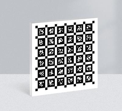 China AprilGrid QR Code Calibration Board Micron level high precision Customizable Size for sale