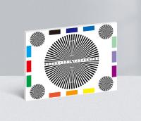 China Lens Calibration Focusing Test Card For Surveillance Cameras Photography Equipment for sale