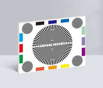 China Lens Calibration Focusing Test Card For Surveillance Cameras Photography Equipment for sale