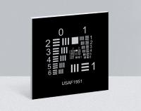 China Quartz Glass High Precision Resolution Test Card USAF1951 Positive / Negative Film for sale