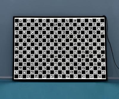 China AprilTag / AprilGrid QR Code Calibration Board With Light Source for sale