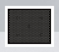 China Photolithography White Film Dot Array Calibration Board Lightweight Impact Resistant for sale