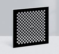 China Black And White Checkerboard Calibration Target / Camera Calibration Chessboard for sale