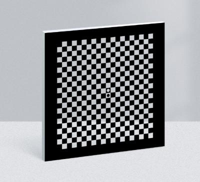 China Black And White Checkerboard Calibration Target / Camera Calibration Chessboard for sale