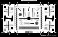 China Enhanced Resolution Test Chart ISO12233 4000 Lines For High Precision Imaging Devices for sale