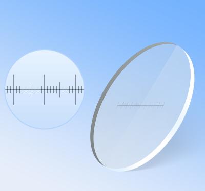 China Horizontal projection micrometer reticle  High Precision Quartz Glass Reticle Photolithography Reticle for sale
