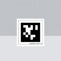 China AprilTag QR code label sticker for sale