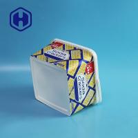 China Empty Snack Biscuit 3L Square Plastic Box with Lid Handle PP Food Grade 3000ml for sale
