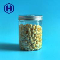 China 500ml Food Grade PET Mason Jar with Aluminum Lid 82x113mm for sale