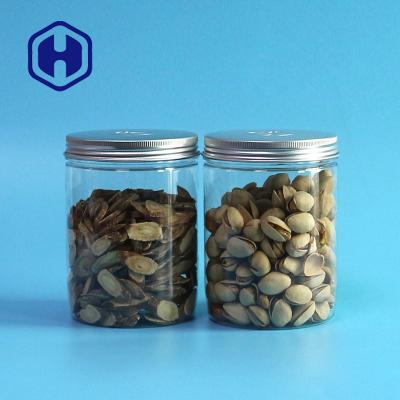 China 500ml Food Grade PET Mason Jar with Aluminum Lid 82x113mm for sale