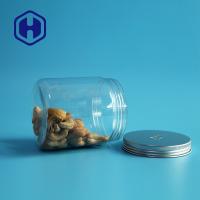 China 500ml Food Grade PET Mason Jar with Aluminum Lid 82x113mm for sale