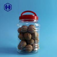 China 1700ml Food Grade PET Plastic Pickle Jars 99mm Diameter 181mm Height Airtight Leak Proof for sale